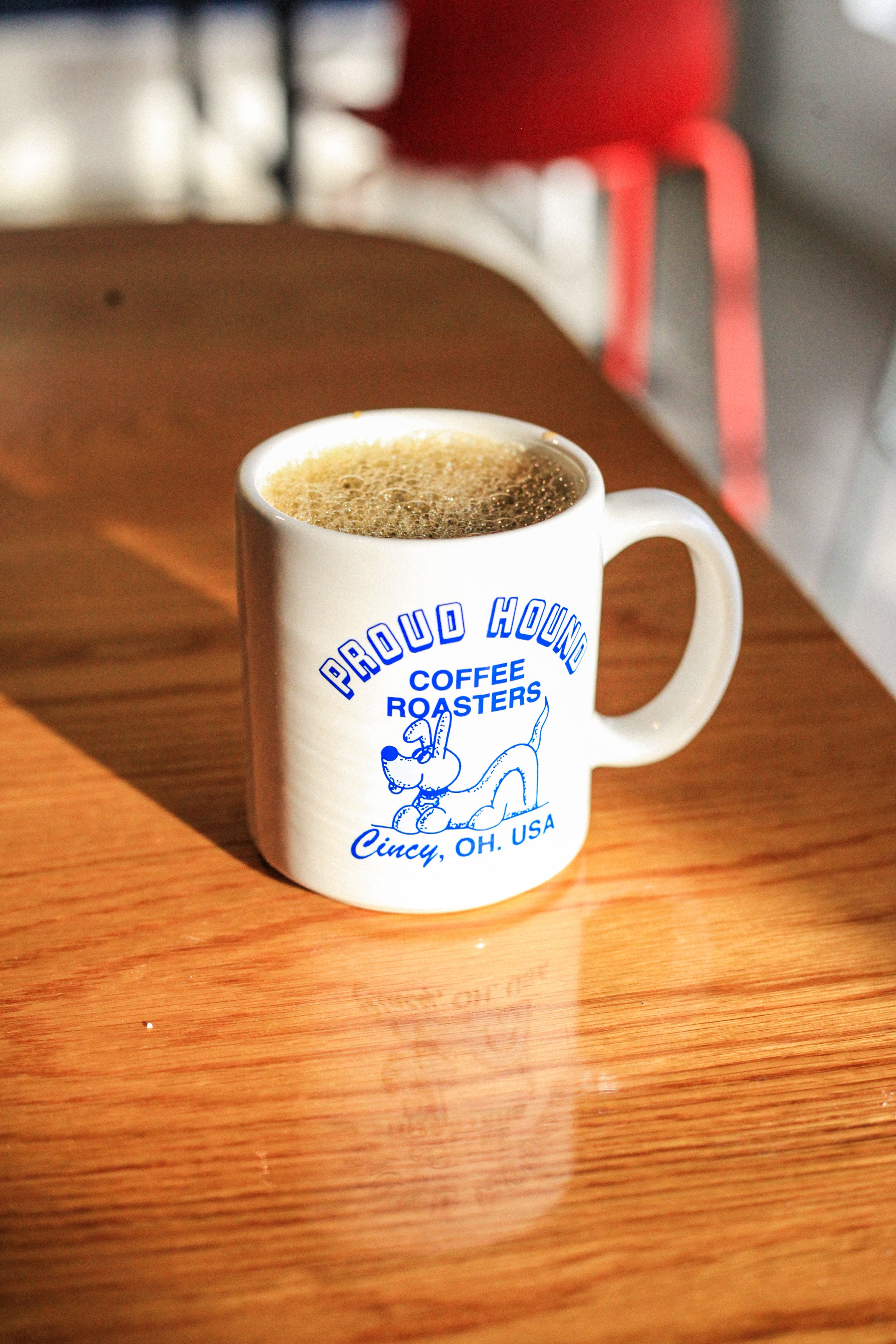 Blue Doggie Diner Mug – Proud Hound Coffee